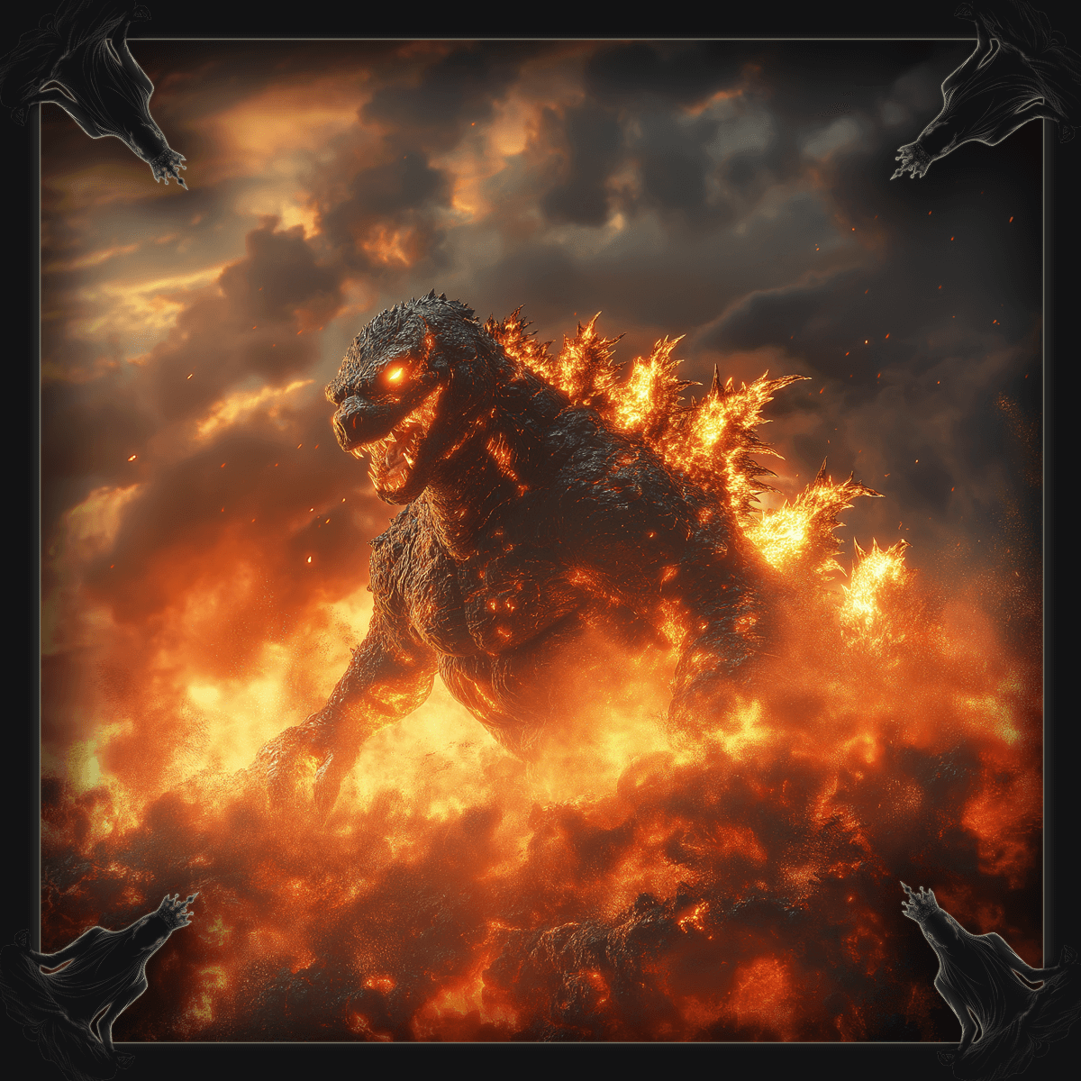 Burning Godzilla Guide | Evony Spiritual Beasts